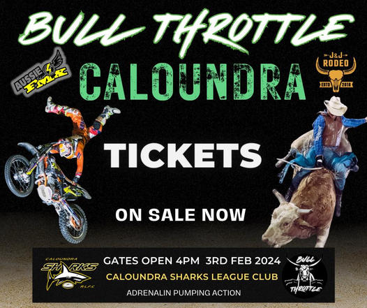 National Rodeo Association - Bull Throttle Caloundra - NON-PTS